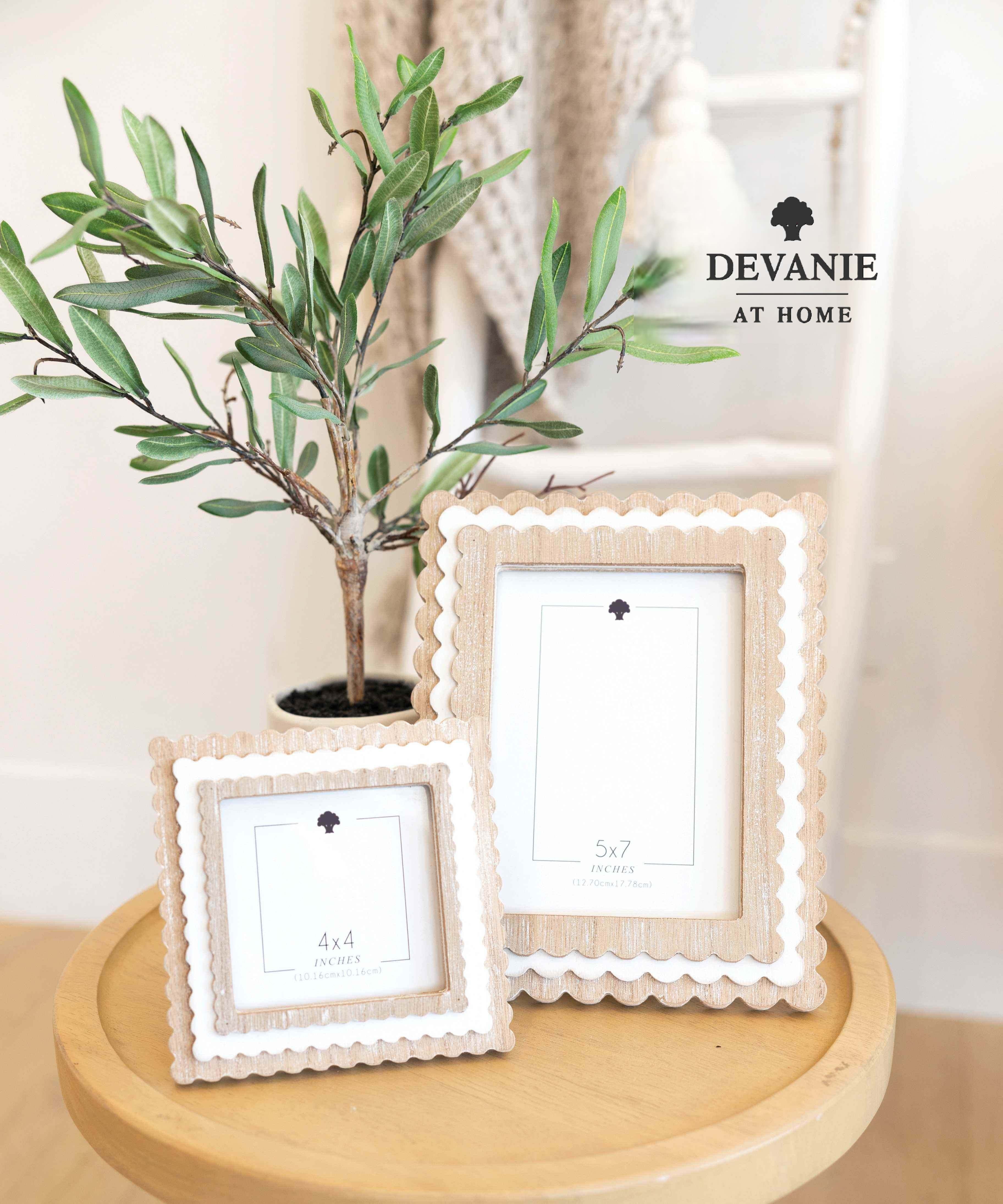 Scallop Picture Frames – Devanie at home